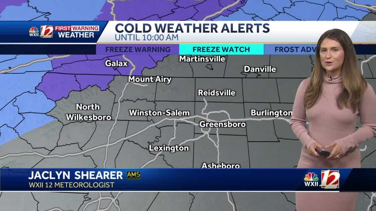 WATCH: Cold Overnight, Cold Weather Alerts In Effect For Mountains