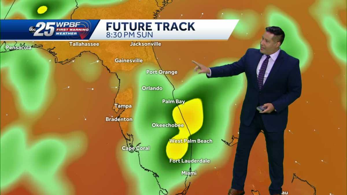 Sunny Saturday, stormy Sunday