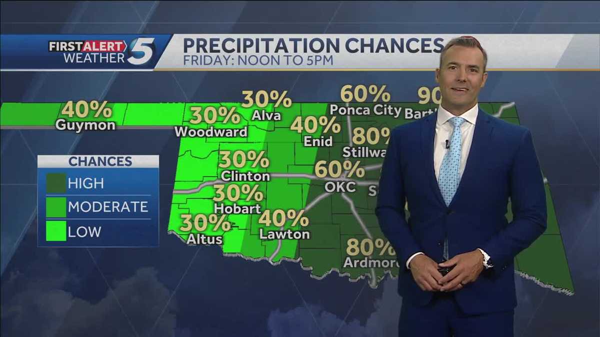 FORECAST: Storms, rain and snow in Oklahoma
