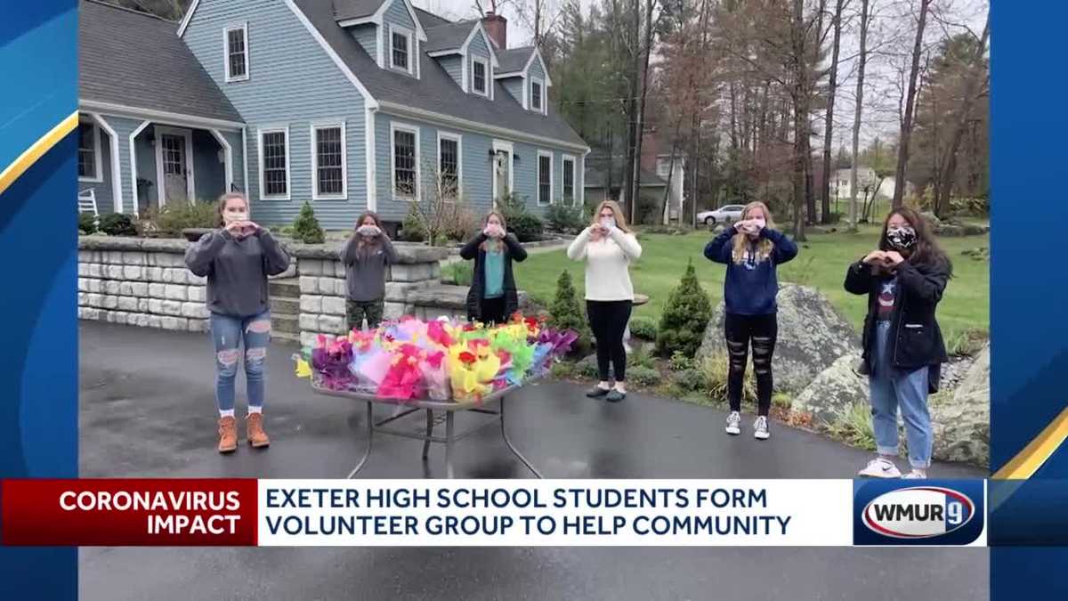 Exeter students help staff, residents at nursing home