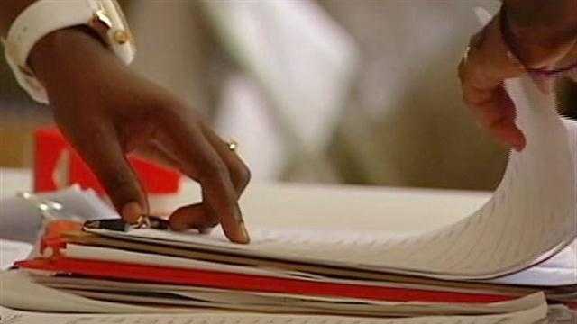 Petition candidates turn in paperwork