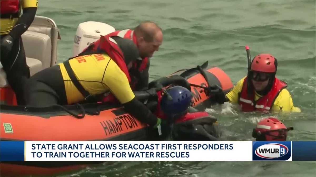 Firefighters, lifeguards train together on rescues