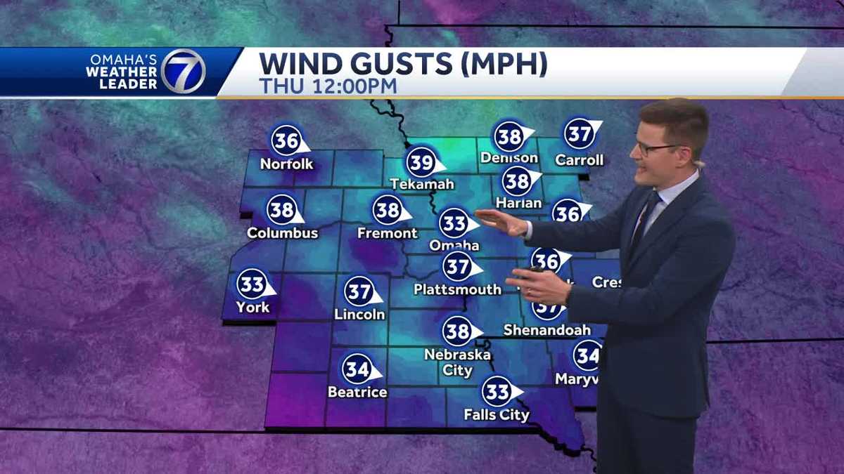 Omaha morning weather forecast for Thursday, May 15