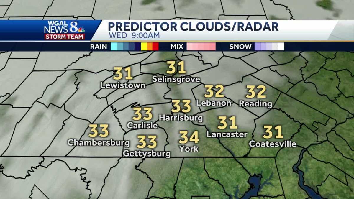 PA. WEATHER: More sunshine Wednesday