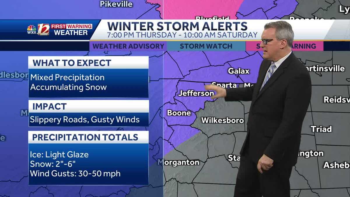 WATCH: Cold Thursday ahead of winter weather threat and weekend arctic ...