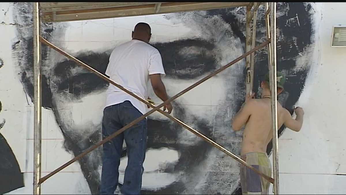 Kansas City artist gives iconic MLK mural a makeover