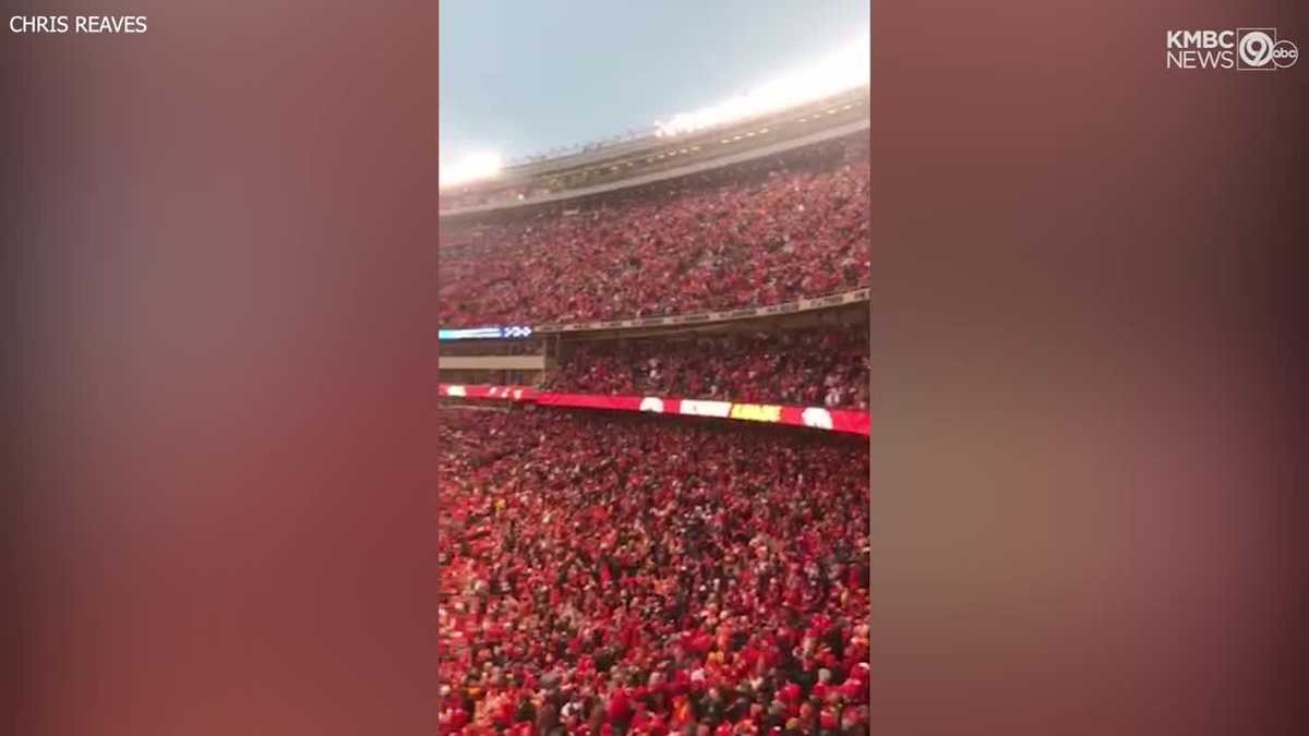 WATCH: Arrowhead crowd singing in unison goes viral, gives Chiefs ...