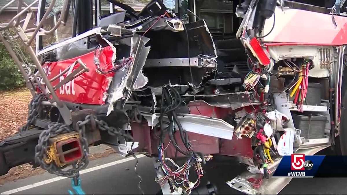 Bus driver flown to Boston hospital after major crash