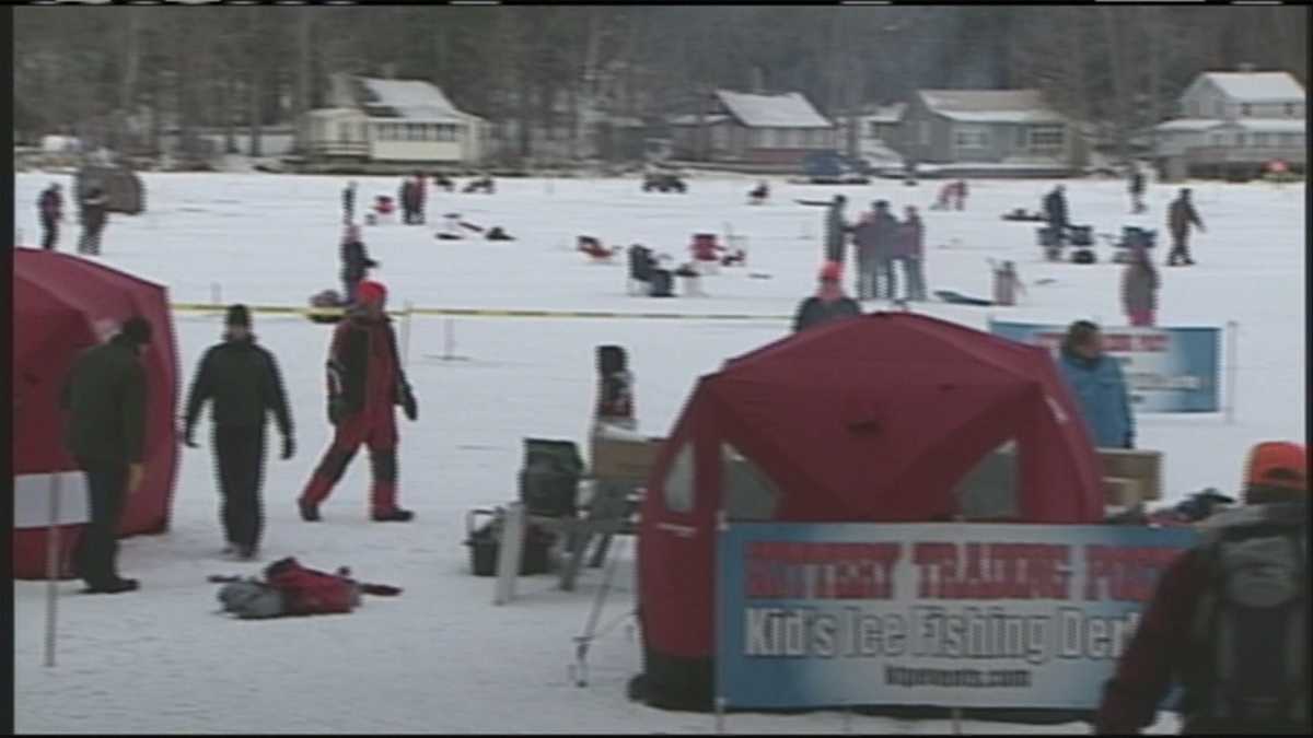 Thousands take part in Crystal Lake Ice Fishing Derby