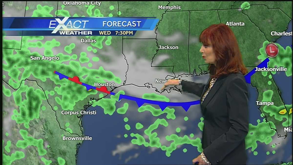 Weak Cold Front Wednesday
