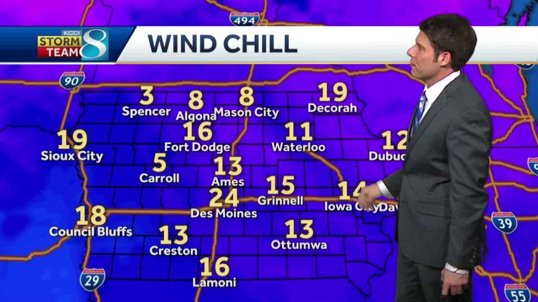 A chilly start to Thursday