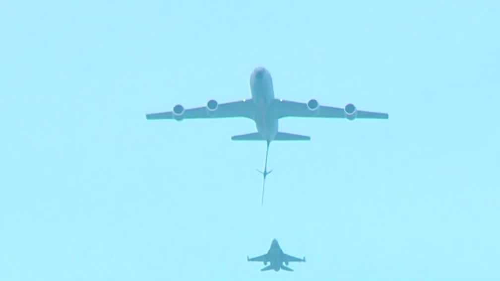 Unique flyover buzzes over Jack Trice Stadium in Ames
