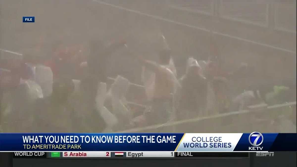 What CWS fans should know with potential for Saturday storms