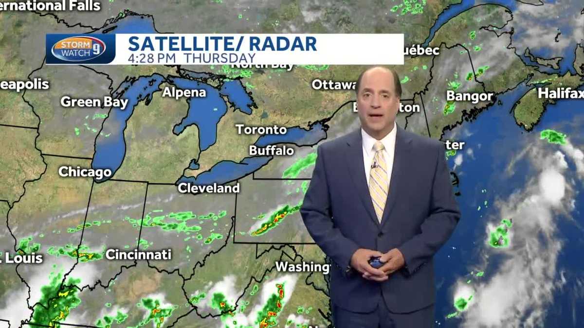 Update: Cooler day ahead