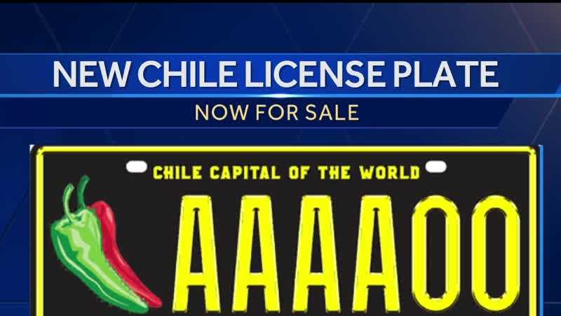 Chile license plates available for New Mexicans to sport on vehicles