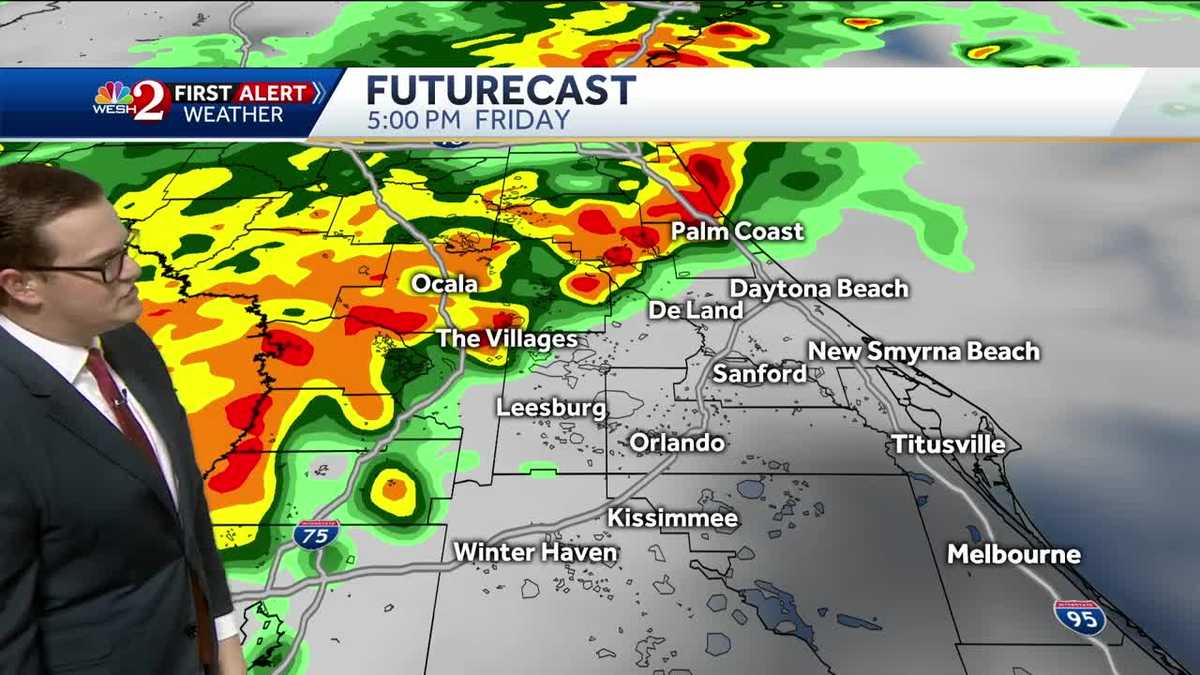Strong storms, heavy rain Friday evening