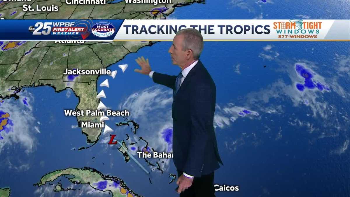 Tropical Update: Latest on the disturbance in the Bahamas