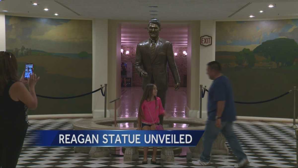 Ronald Reagan statue unveiled at state Capitol
