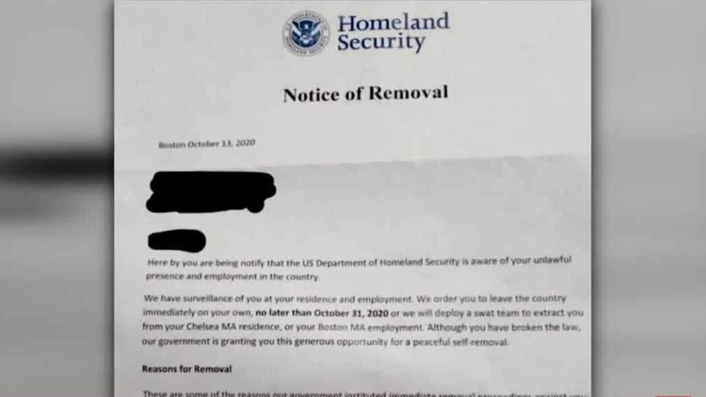 Fake DHS letter circulating in Chelsea tells residents to leave the ...