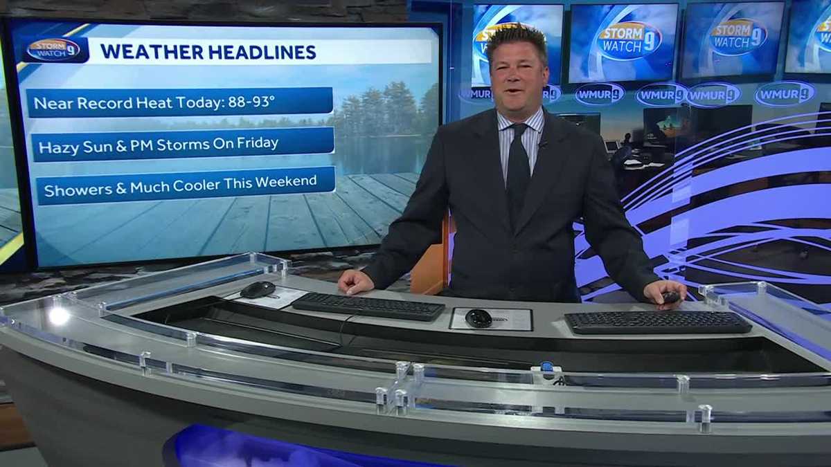 Video: Hot day ahead of possible storms