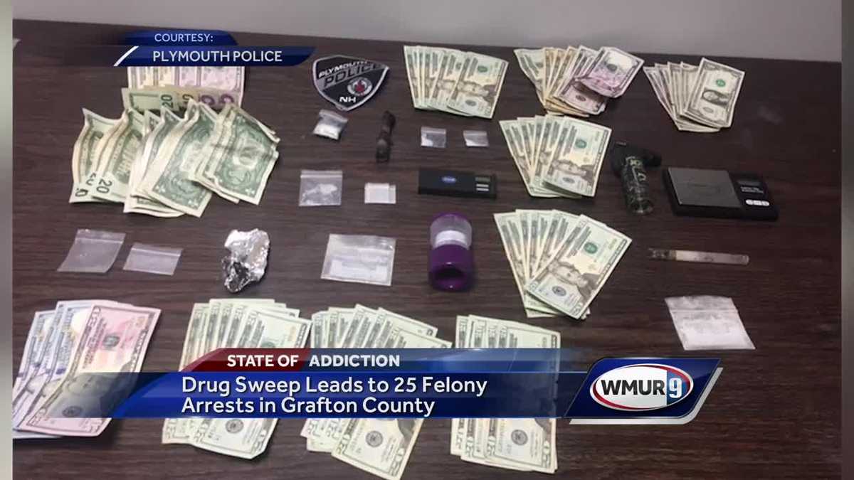 Dozens of arrests after drug sweep