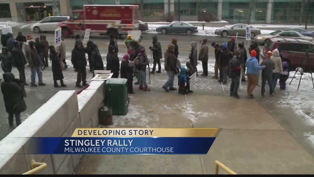 Protesters rally outside Milwaukee County District Attorney's Office