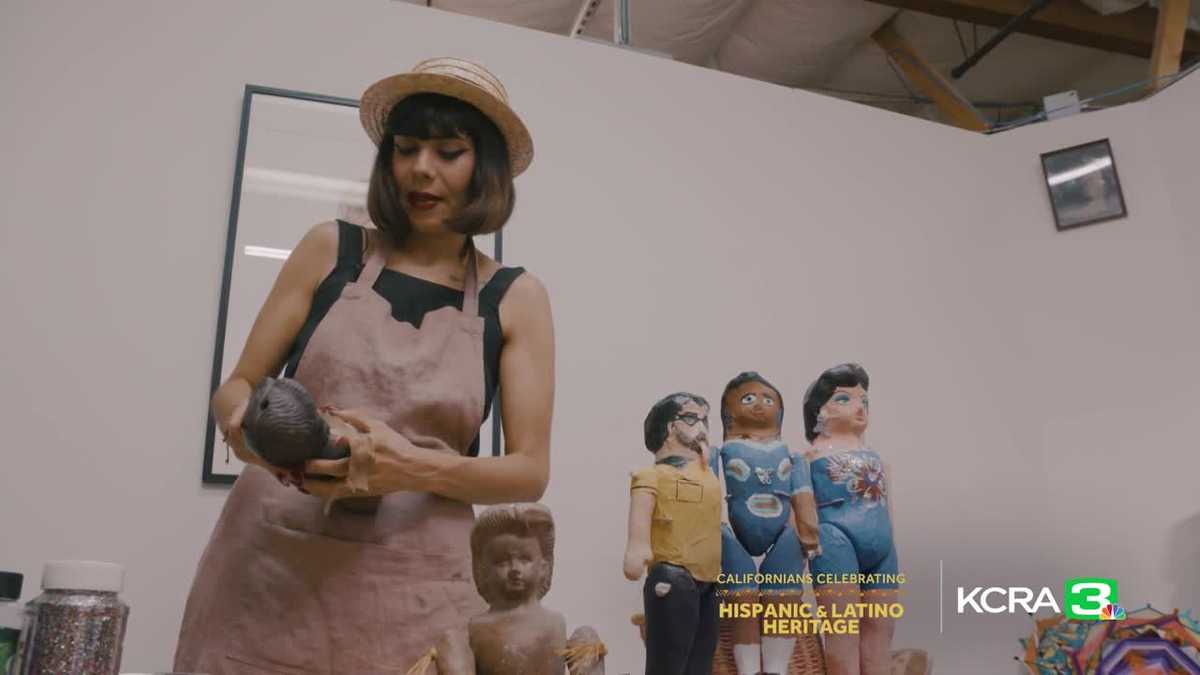 Sacramento artist teaches girls, women how to make Mexican dolls