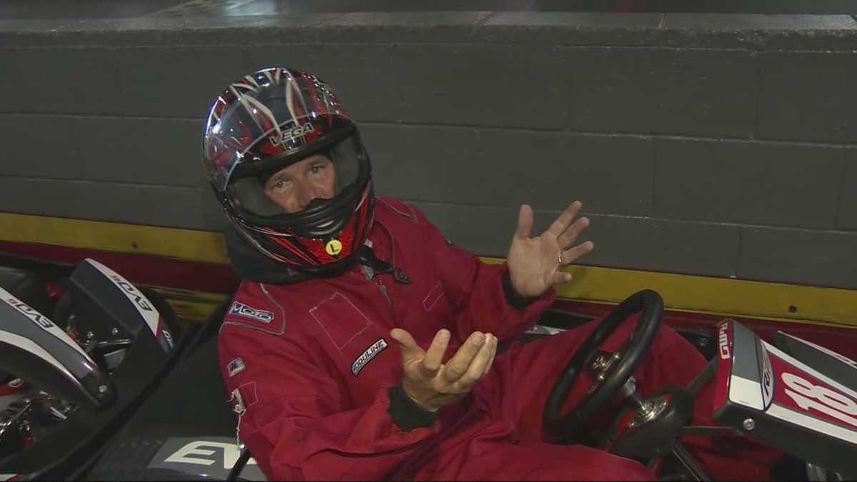 Bob Halloran straps on helmet to race motocross legend Travis Pastrana