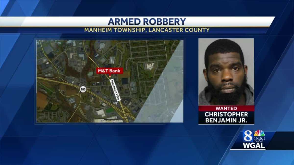 Police search for bank robber