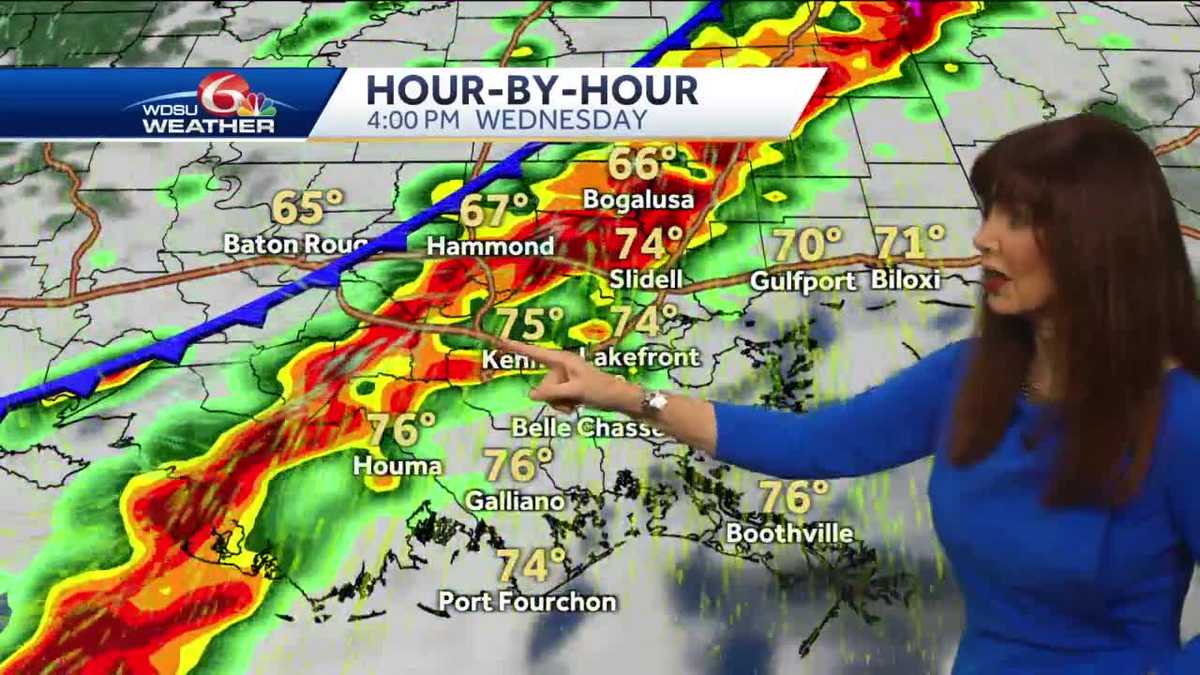 Weather alert day Wednesday