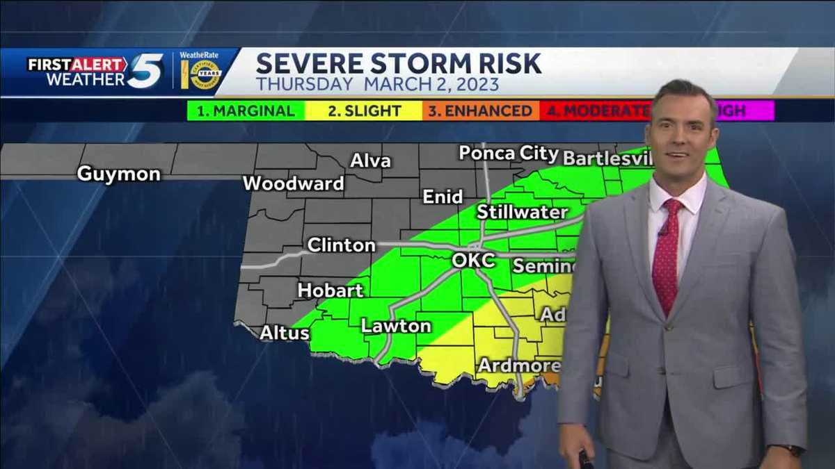 TIMELINE: Oklahoma to see another round of severe storms Thursday