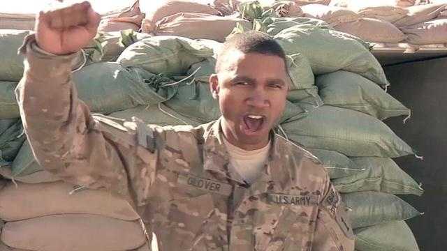 U.S. Army Col. Samuel Glover's Ravens shoutout