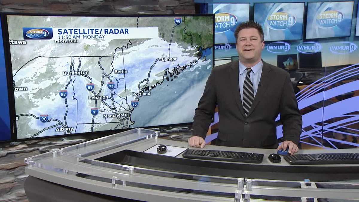 Watch: Light snow showers, flurries move out