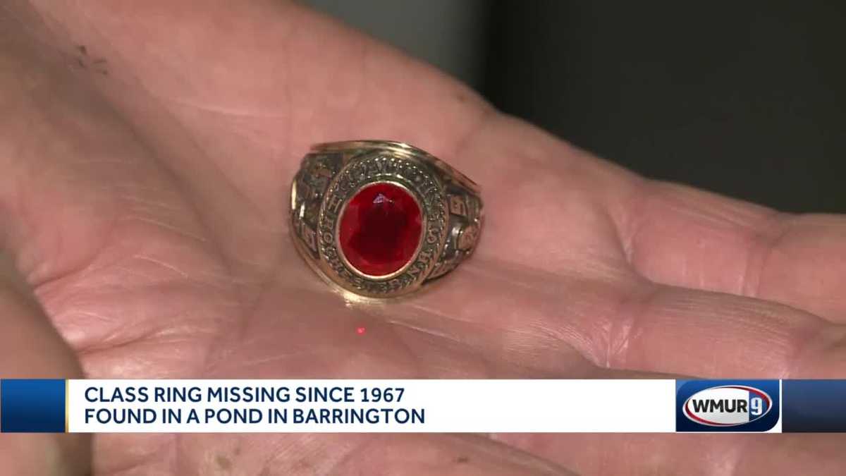 Class ring missing since 1967 found in pond in Barrington