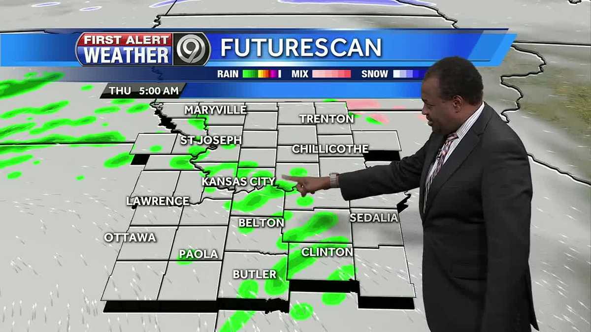Rain possible early Thursday, cold front rolls in before Friday