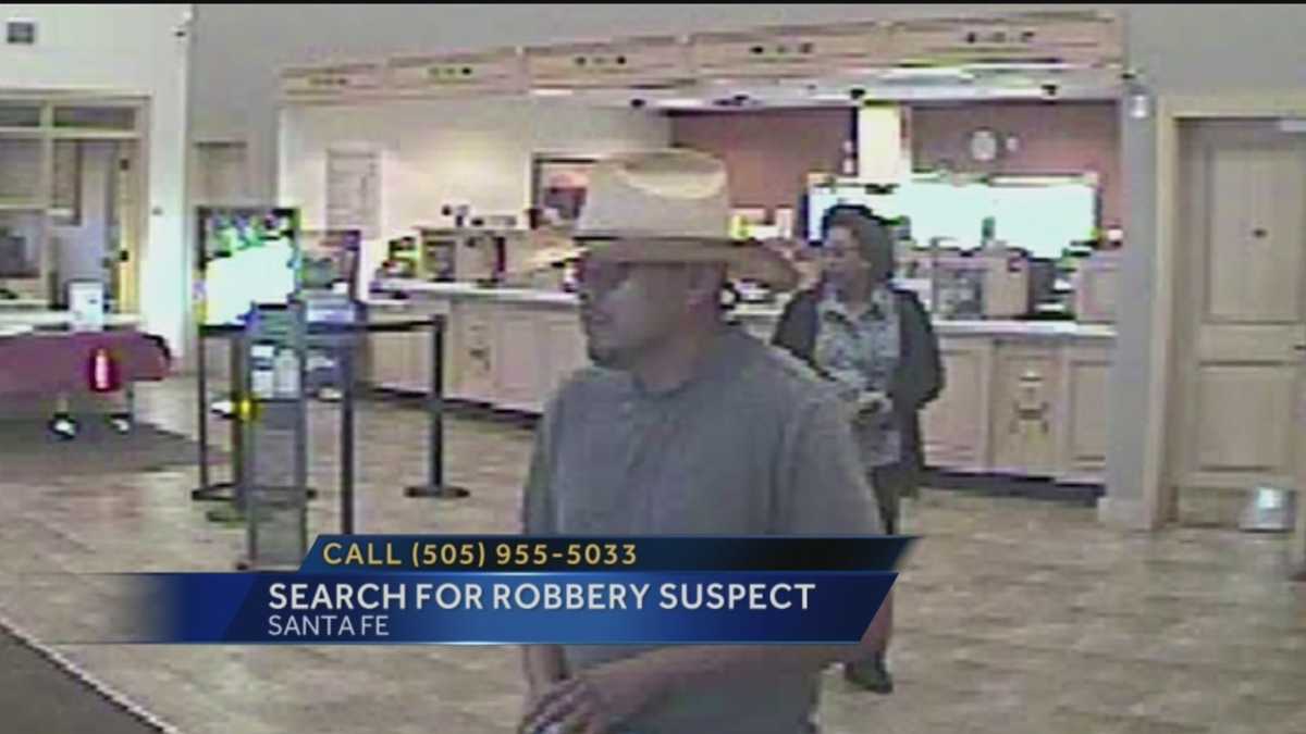 Surveillance video released of Santa Fe bank robbery
