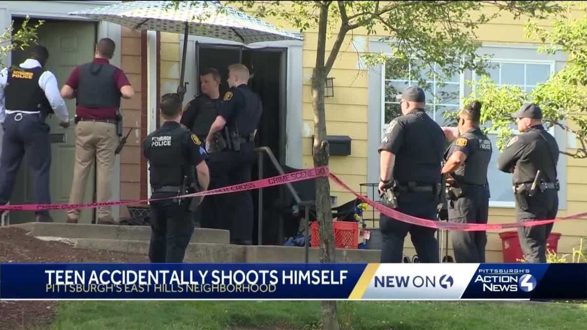 Teen accidentally shoots himself in Pittsburgh's East Hills neighborhood Teen accidentally shoots himself in Pittsburgh's East Hills neighborhood