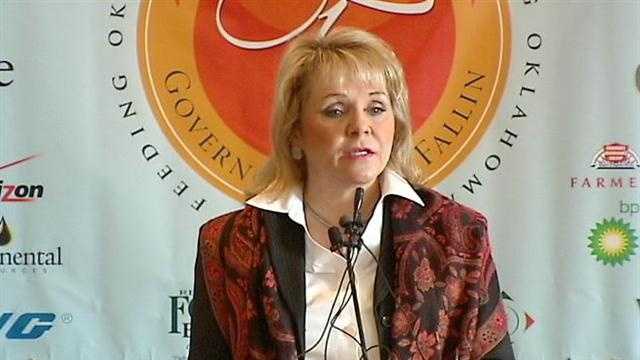Gov. Fallin explains decision on health care