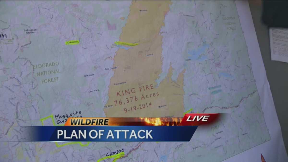 King Fire: New plan of attack