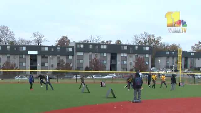 Video: New baseball field unveiled in west Baltimore