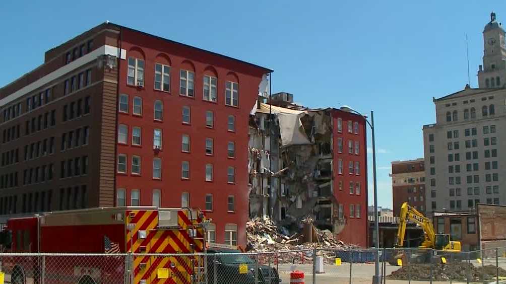Iowa DCI investigating Davenport building collapse