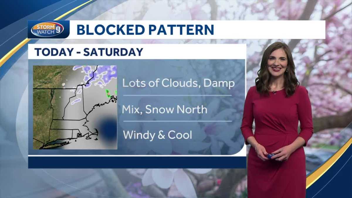 NH forecast video: Cloudy, damp weather