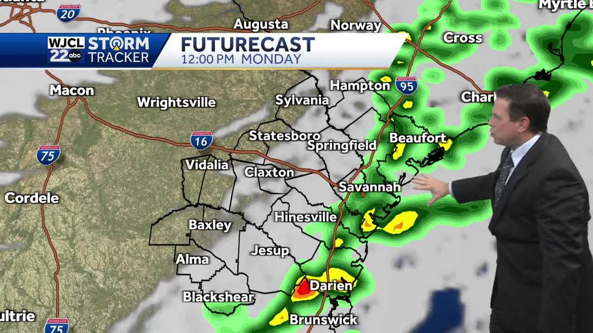 More cool weather for Sunday but cold air drops south by Tuesday