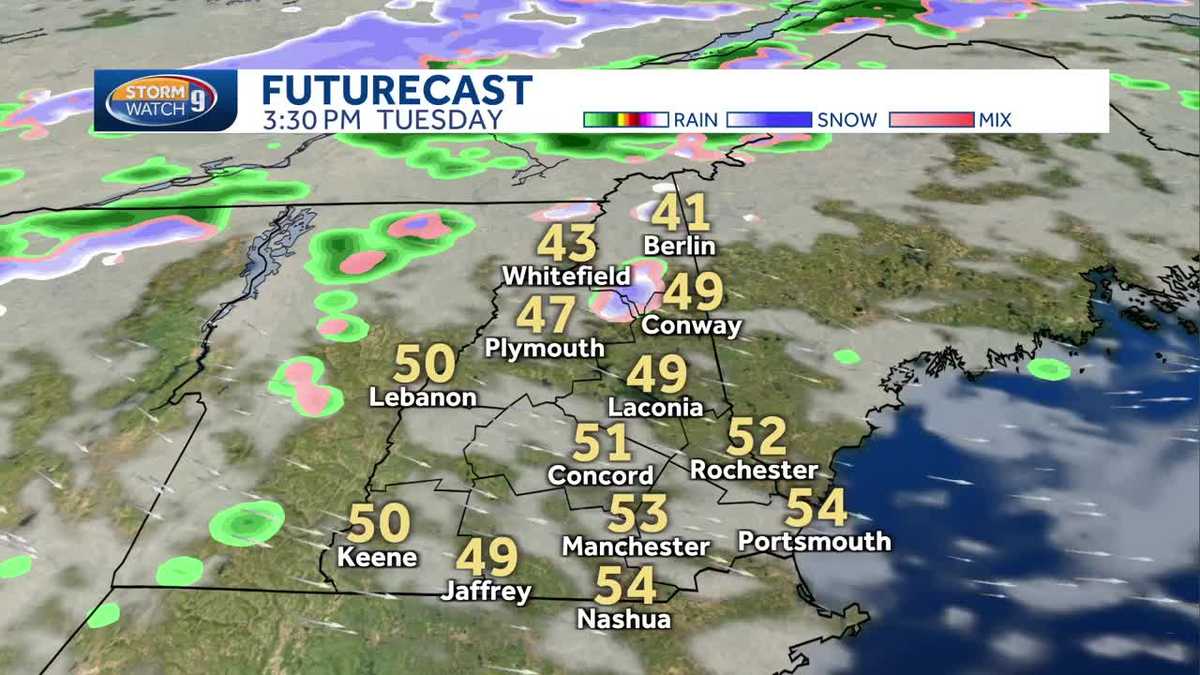 New Hampshire weather: Well-below-average high temperatures