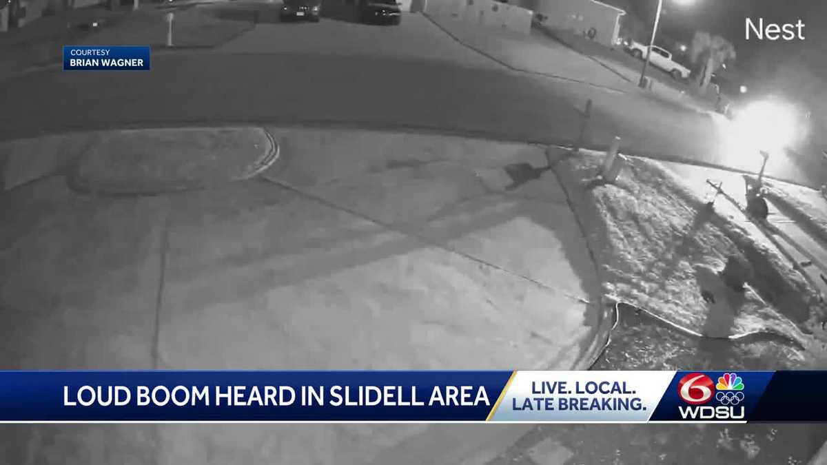 Slidell residents hear loud boom sound
