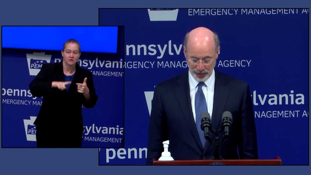 Gov. Tom Wolf addresses protests in Pa. cities