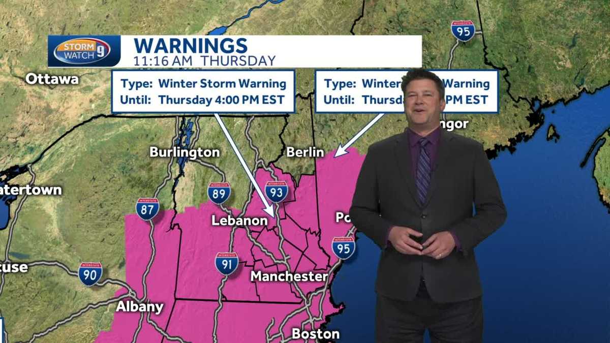 Watch: Snow continues to fall at rapid pace