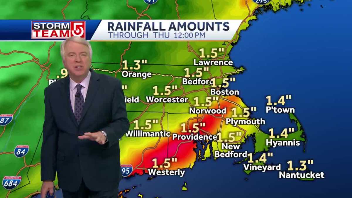 Video: Heavy rain may be most impactful part of storm