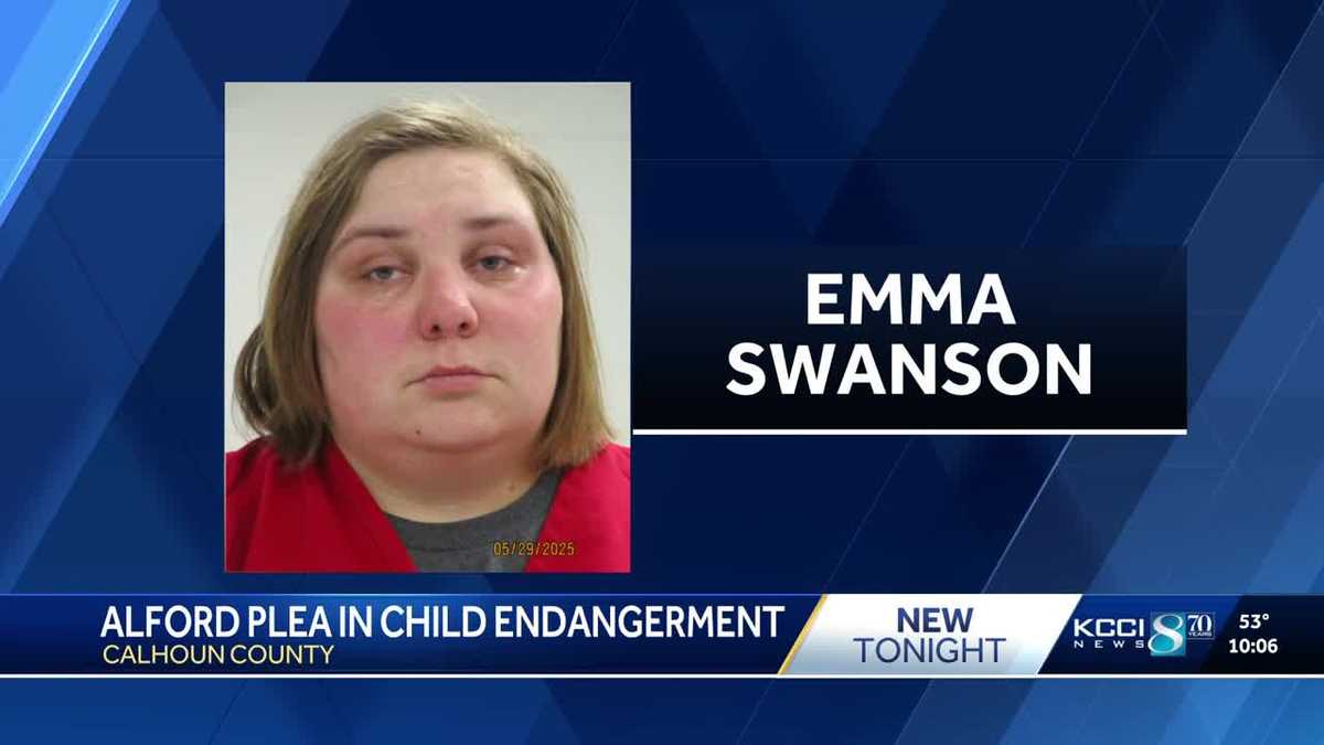 Iowa crime: Emma Swanson files Alford plea in child abuse case