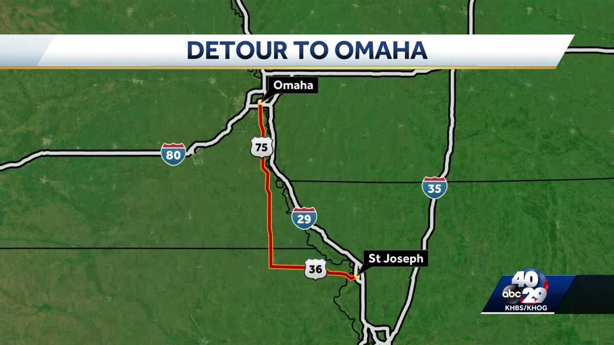 Interstate closure will affect drive to Omaha